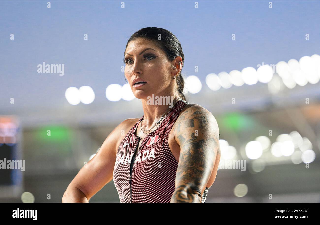 Anicka NEWELL participating in the Pole Vault at the World Athletics ...