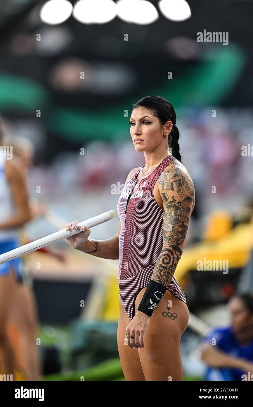 Anicka NEWELL participating in the Pole Vault at the World Athletics ...