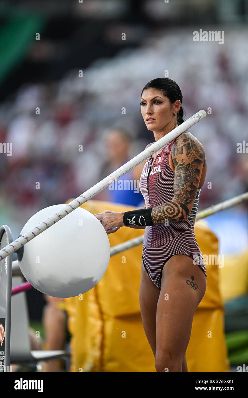 Anicka NEWELL participating in the Pole Vault at the World Athletics ...
