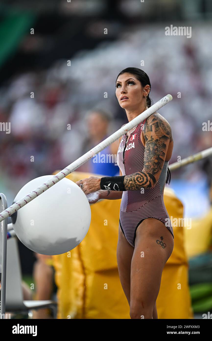 Anicka NEWELL participating in the Pole Vault at the World Athletics ...