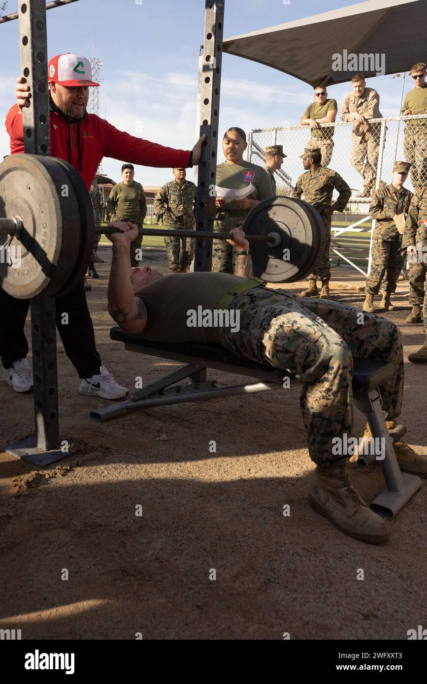 U.S. Marine Corps Sgt. Maj. Robert Jacobs, sergeant major, Marine Aviation Weapons and Tactics ...