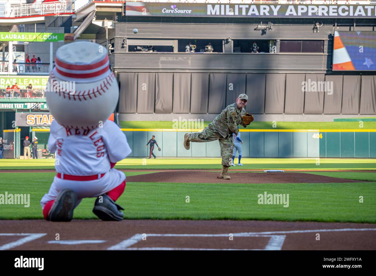 U.S. Air Force Col. Christopher Meeker, commander of the 88th Air Base ...