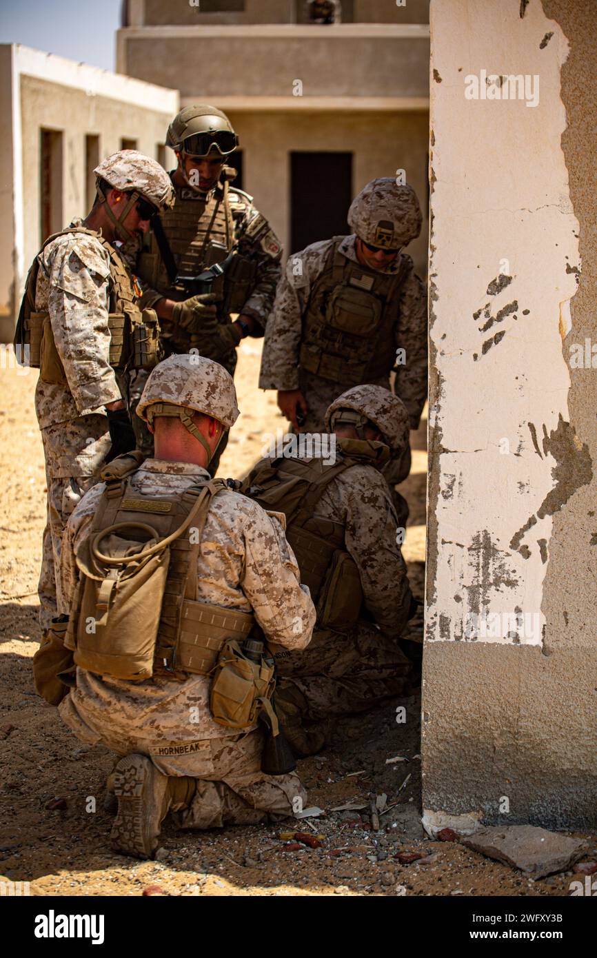 U.S. Marines from 4th Combat Engineer Battalion, 4th Marine Division ...