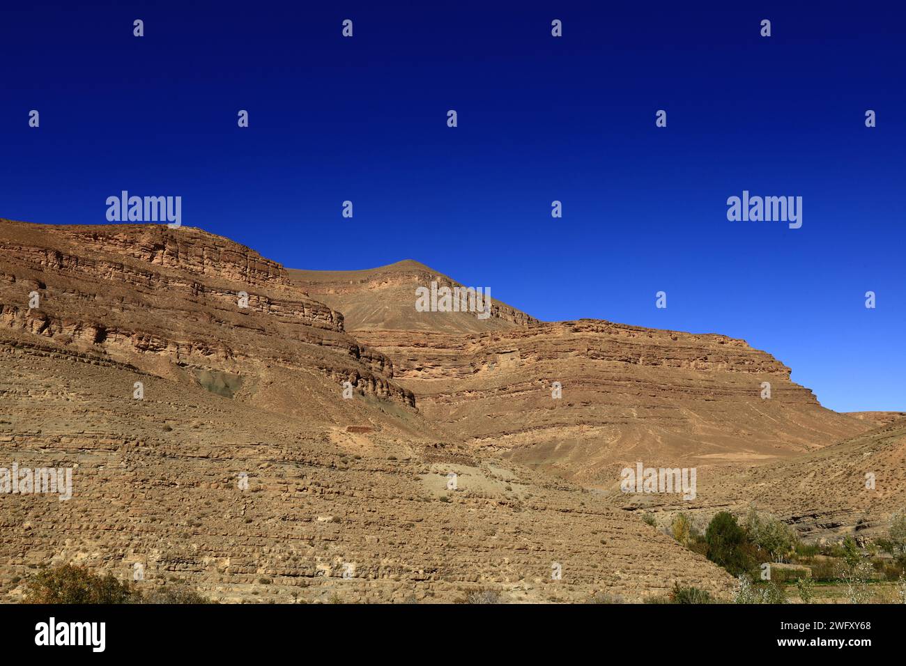 The High Atlas is a mountain range in central Morocco, North Africa ...