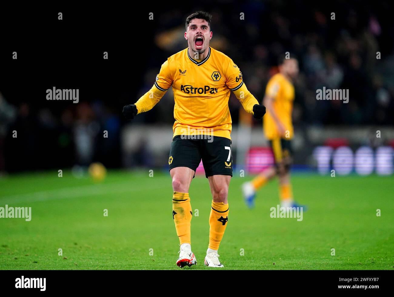Wolverhampton Wanderers' Pedro Neto celebrates scoring their side's ...