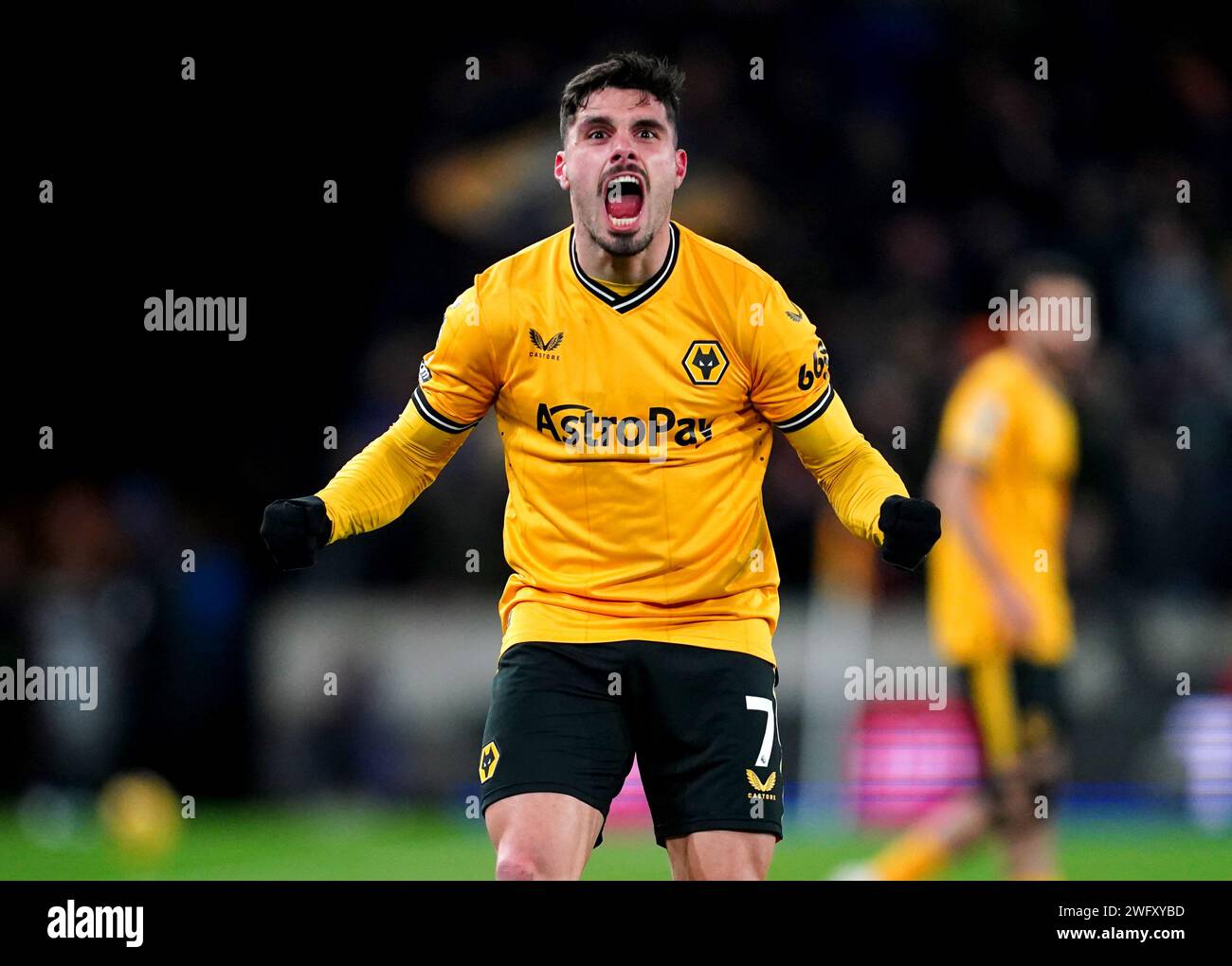 Wolverhampton Wanderers' Pedro Neto celebrates scoring their side's ...