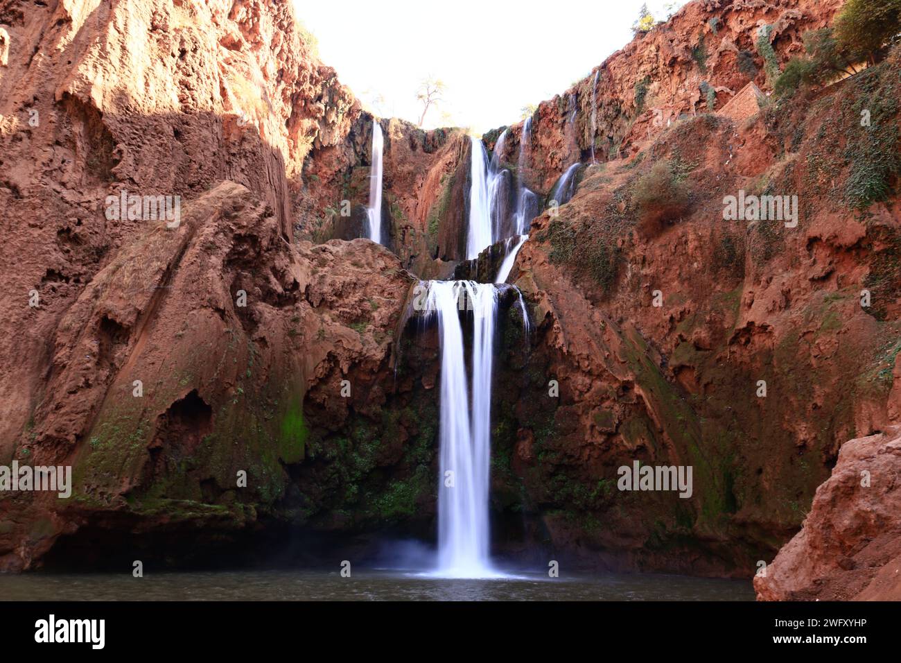 Ouzoud Falls is the collective name for several waterfalls that empty ...