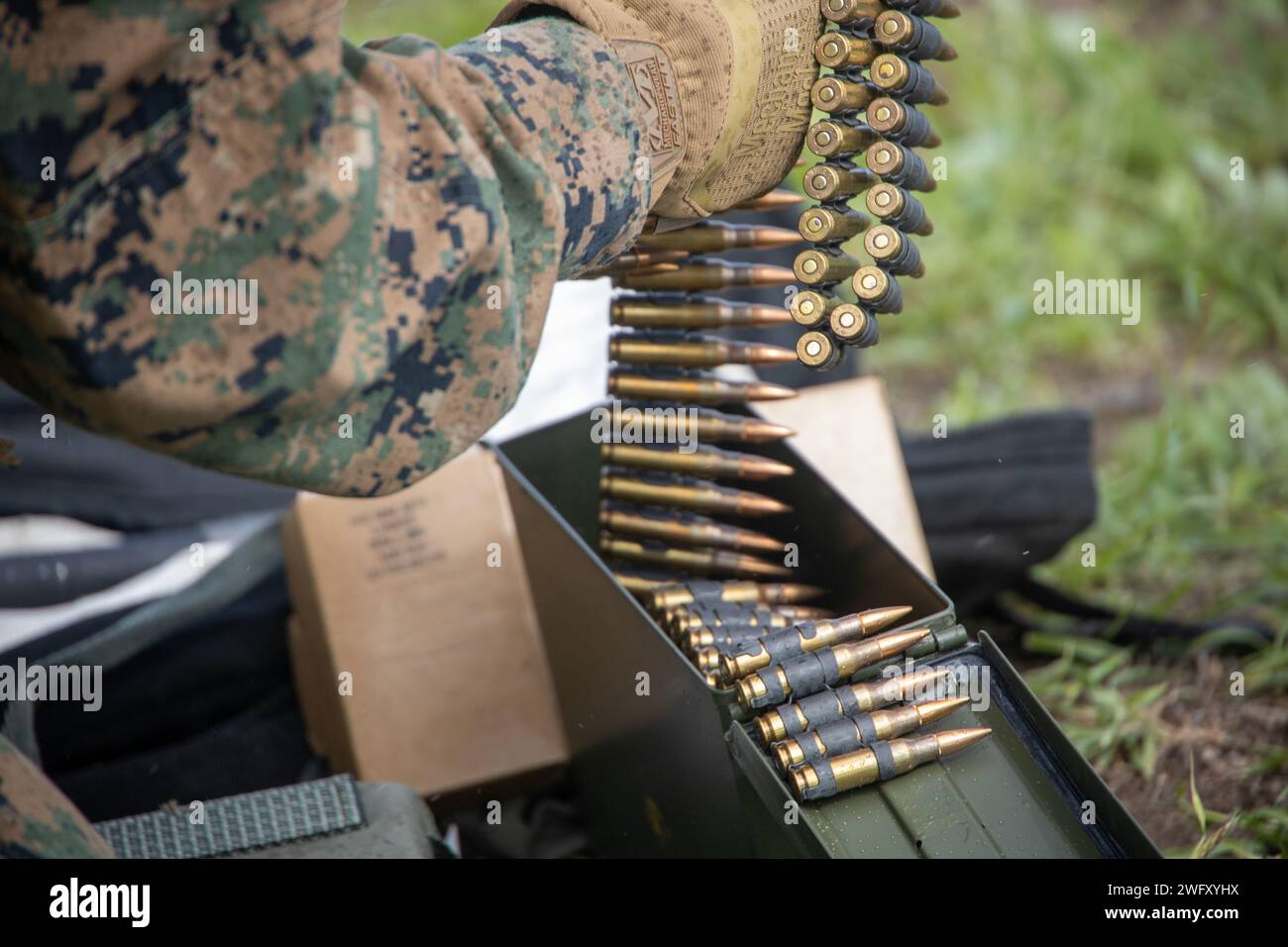 U.S. Marines with Marine Wing Support Squadron (MWSS) 174, Marine ...