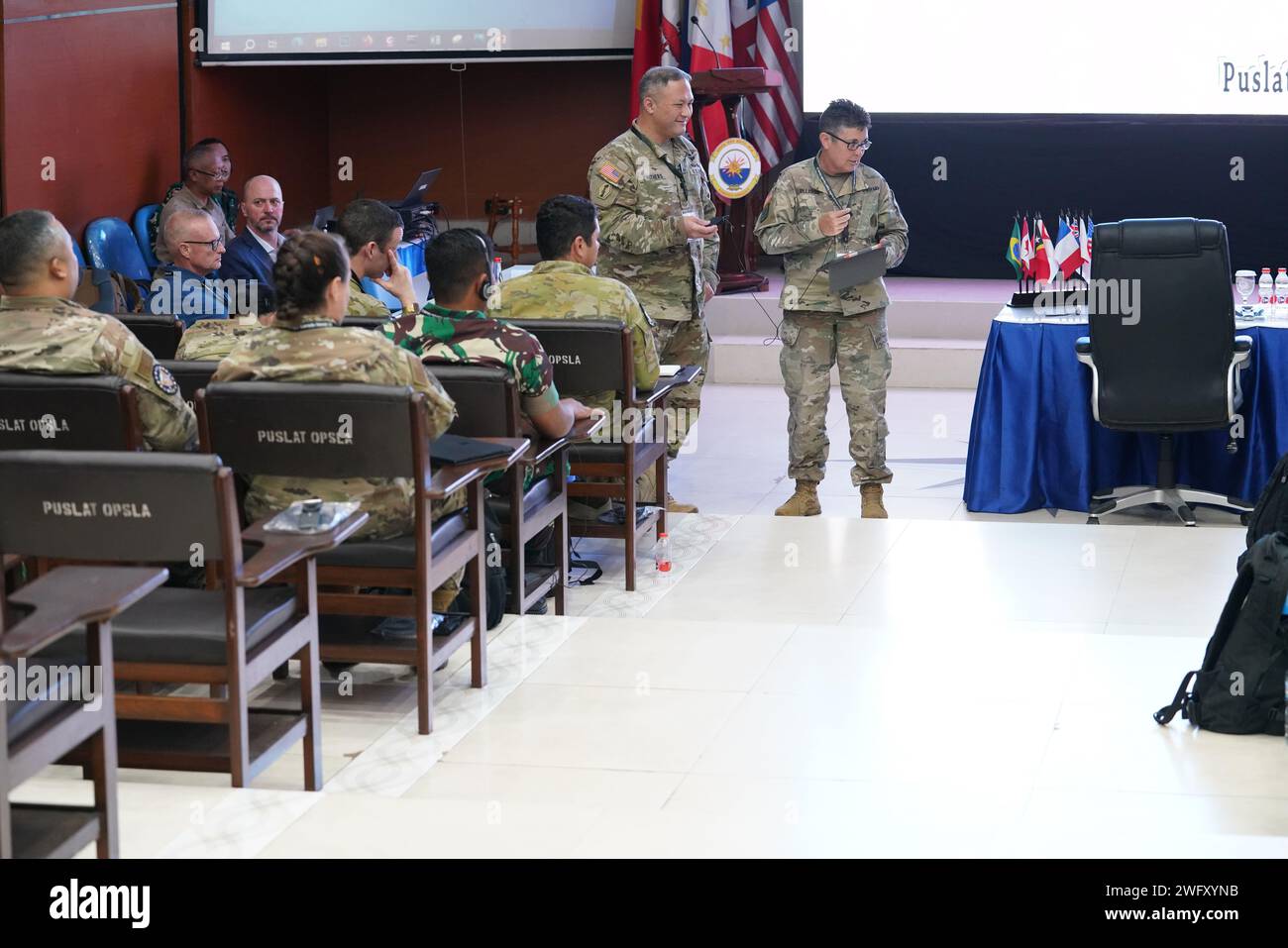 Lt. Col. Norm Smithers, Hawaii Army National Guard, Staff Exercise ...