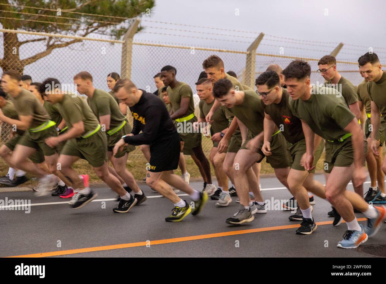 U.S. Marines with 7th Communication Battalion, III Marine Expeditionary ...