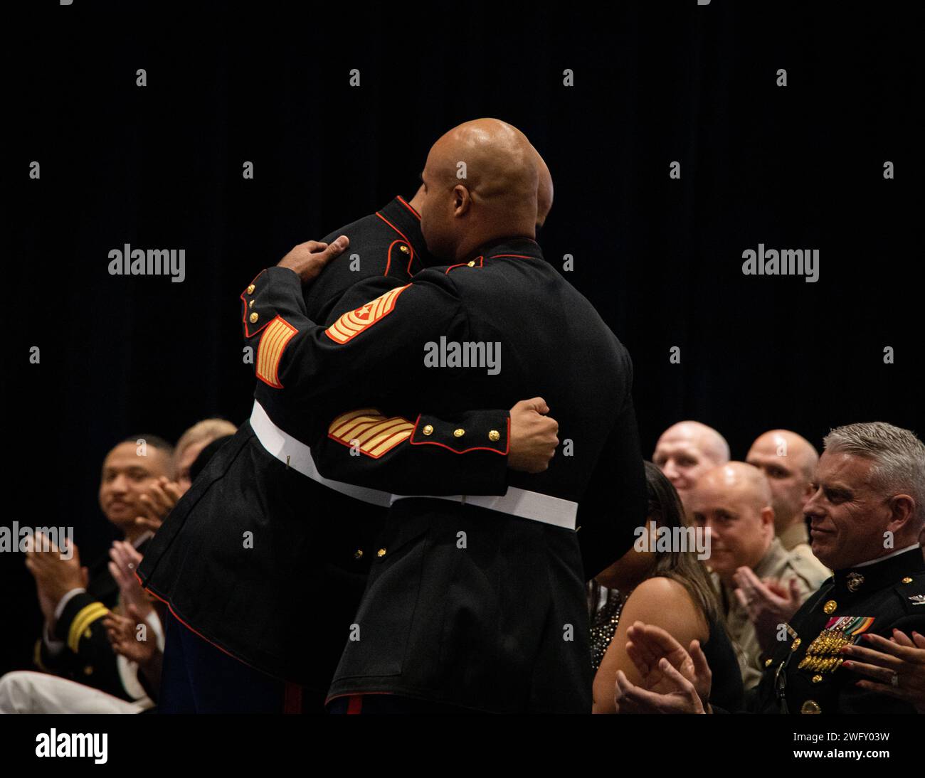 Outgoing Marine Barracks Washington Sergeant Major, Jesse J. Dorsey ...