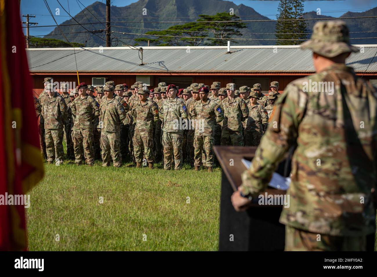 U.S. Army Maj. Gen. Marcus Evans, commanding general of the 25th ...