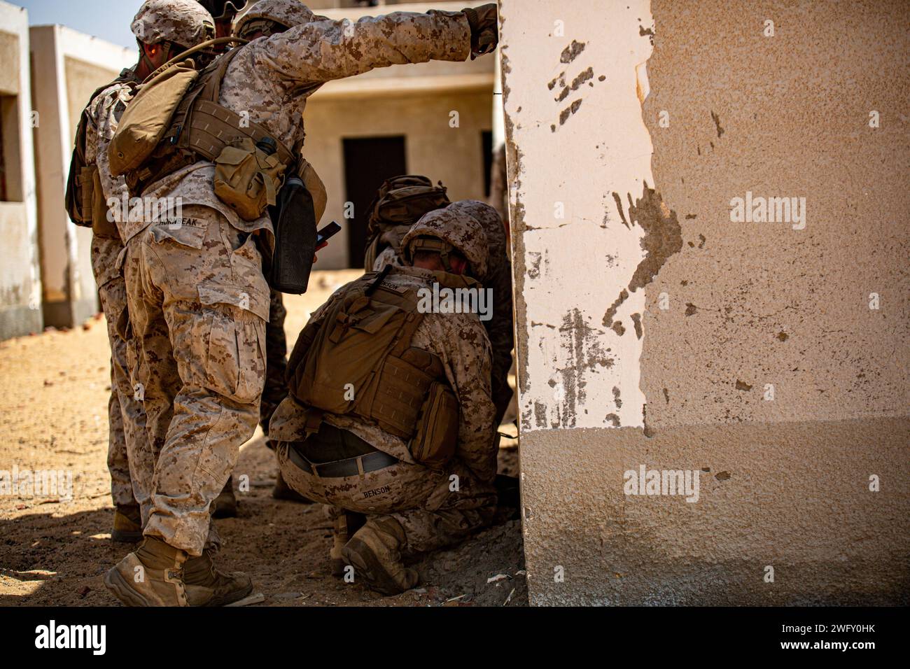 U.S. Marines with 4th Combat Engineer Battalion, 4th Marine Division ...