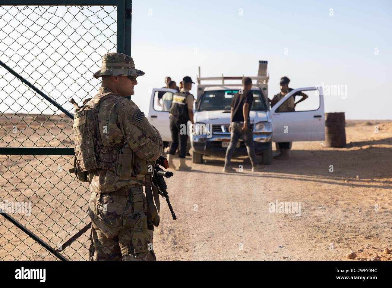 U.S. Army Sgt. Austyn Outcalt, an infantryman with Charlie Company, 1 ...