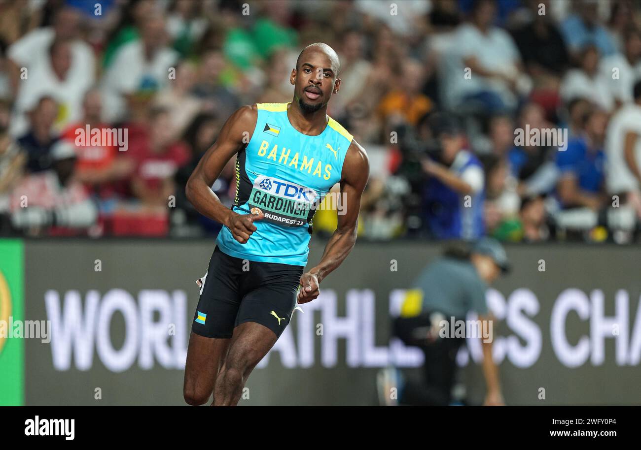 Steven GARDINER participating in the 400 meters at the World Athletics ...