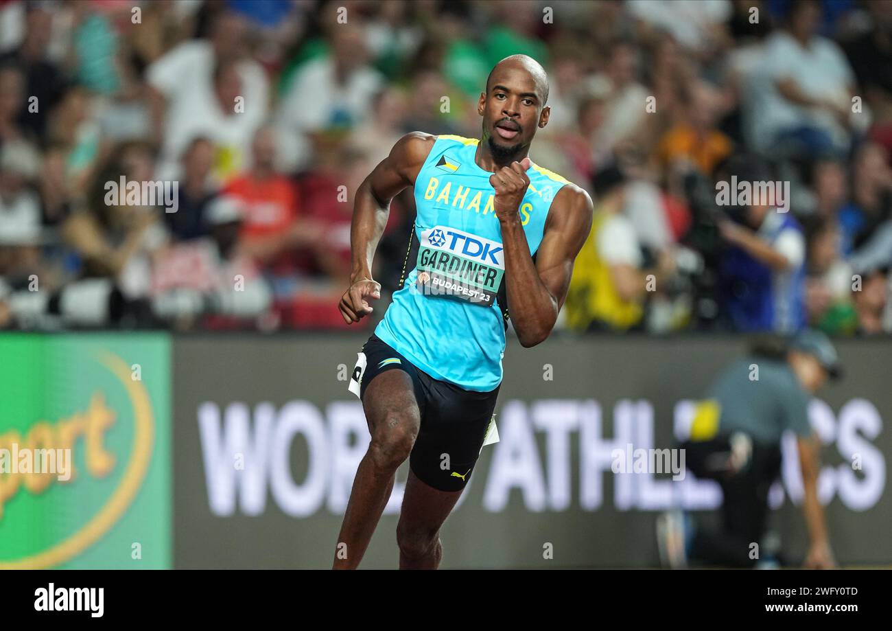 Steven GARDINER participating in the 400 meters at the World Athletics ...