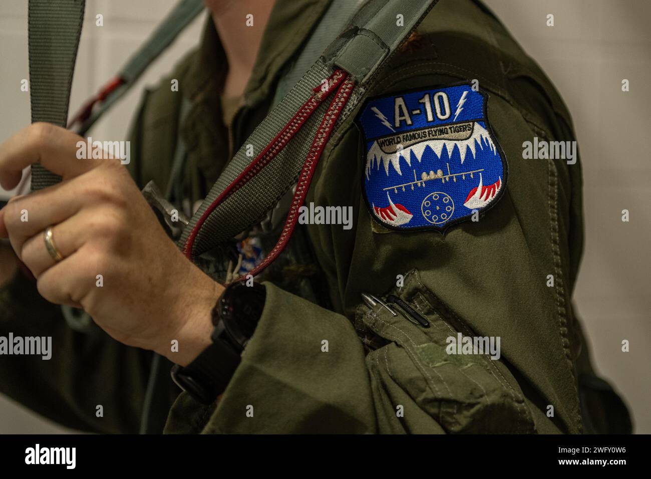 U.S. Air Force Maj. David Tipton, 74th Fighter Squadron A-10C ...