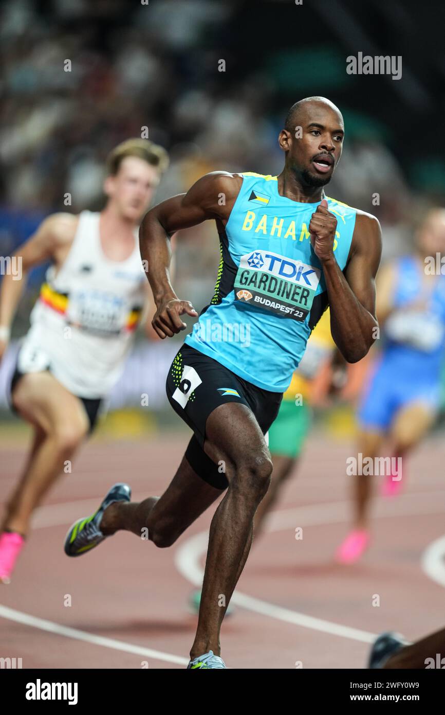 Steven GARDINER participating in the 400 meters at the World Athletics ...