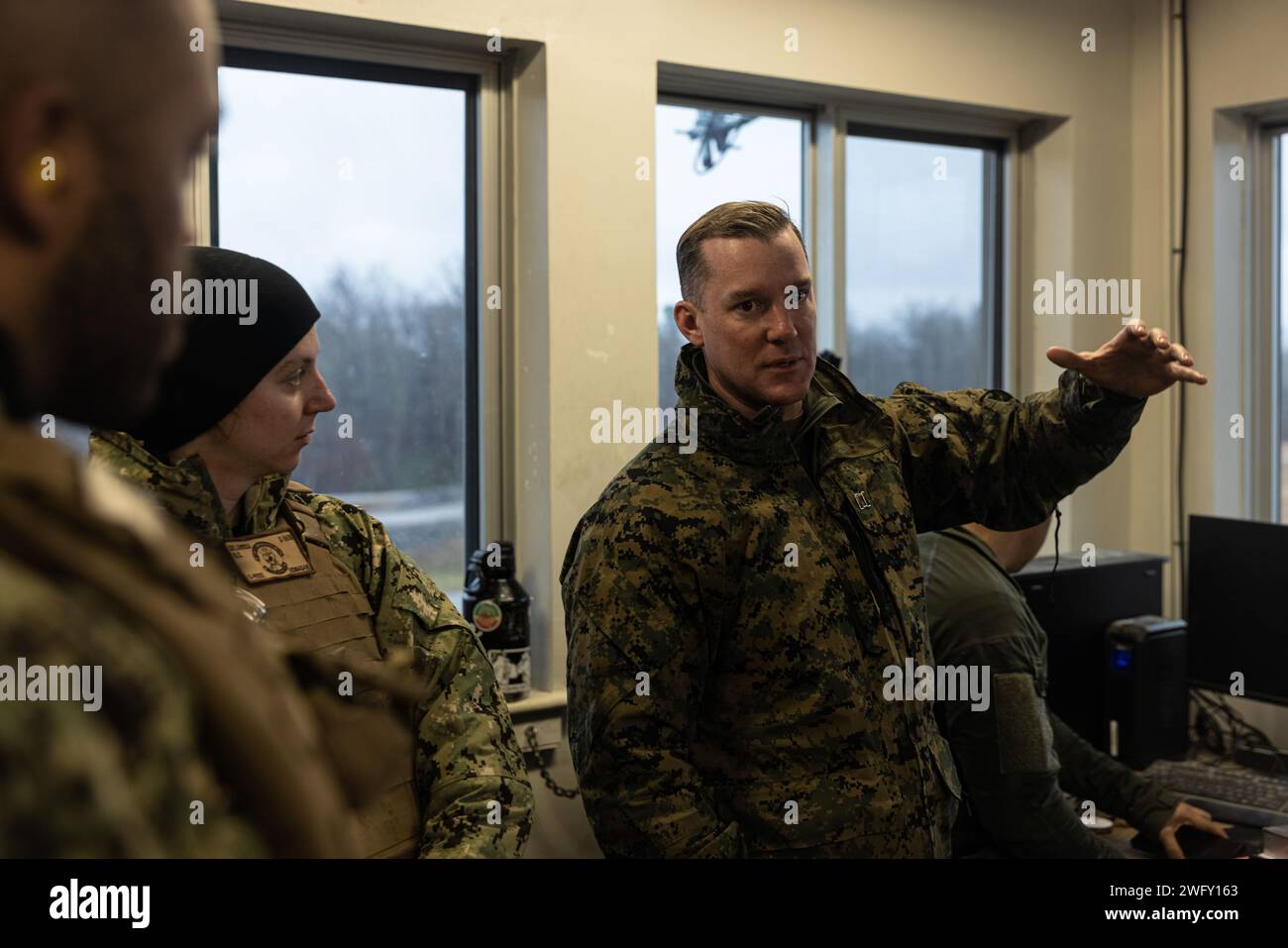 U.S. Marine Corps Capt. Adam Glass, an Alabama native, and an infantry ...