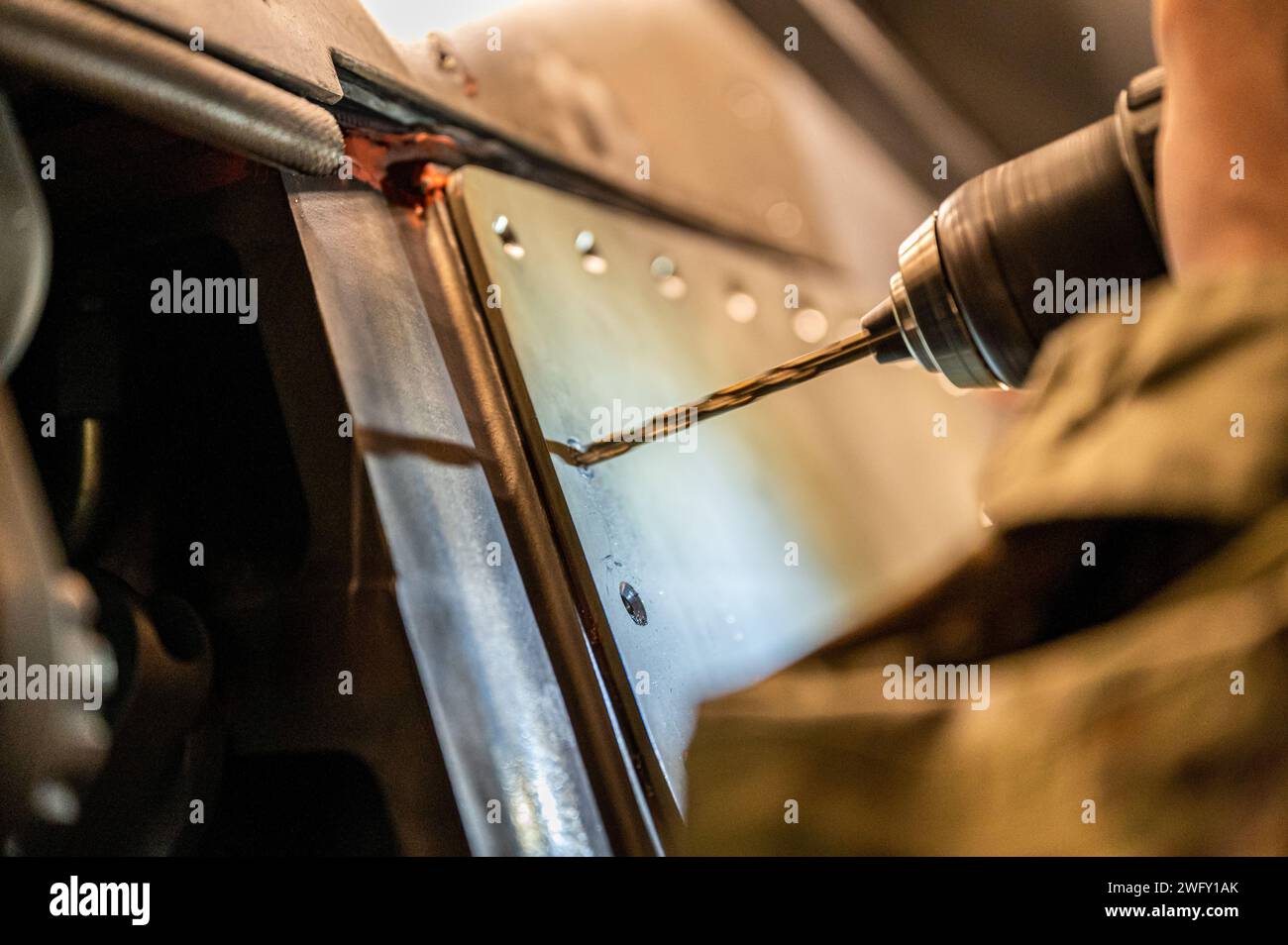 Airman Ayrik Starcher, 911th Maintenance Squadron aircraft structural ...