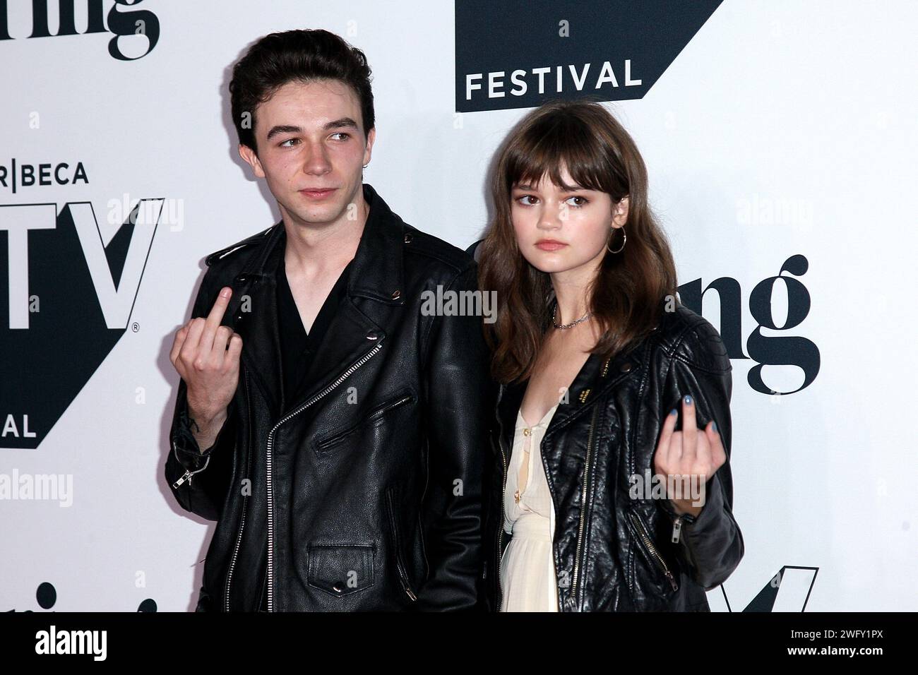New York, NY, USA. 23 September, 2018. Mark McKenna, Ciara Bravo at the ...