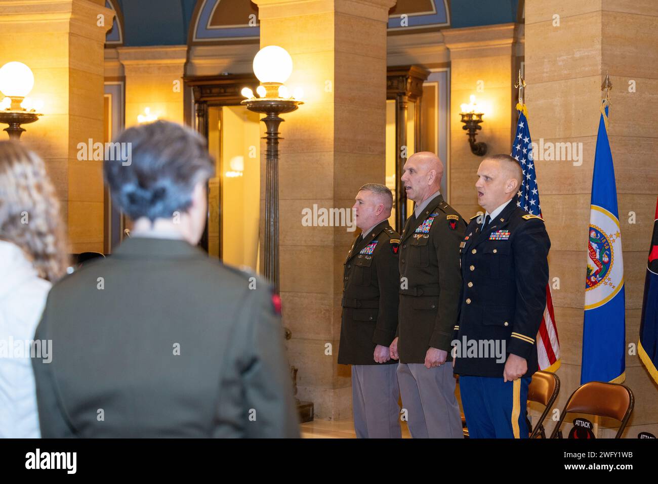 Army Brig. Gen. Jason Benson, the Assistant Division Commander ...