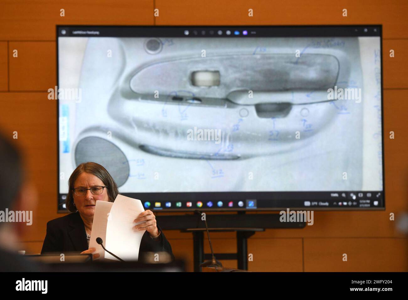 Christine Roy, state forensic science examiner, testifies on day 15 of ...