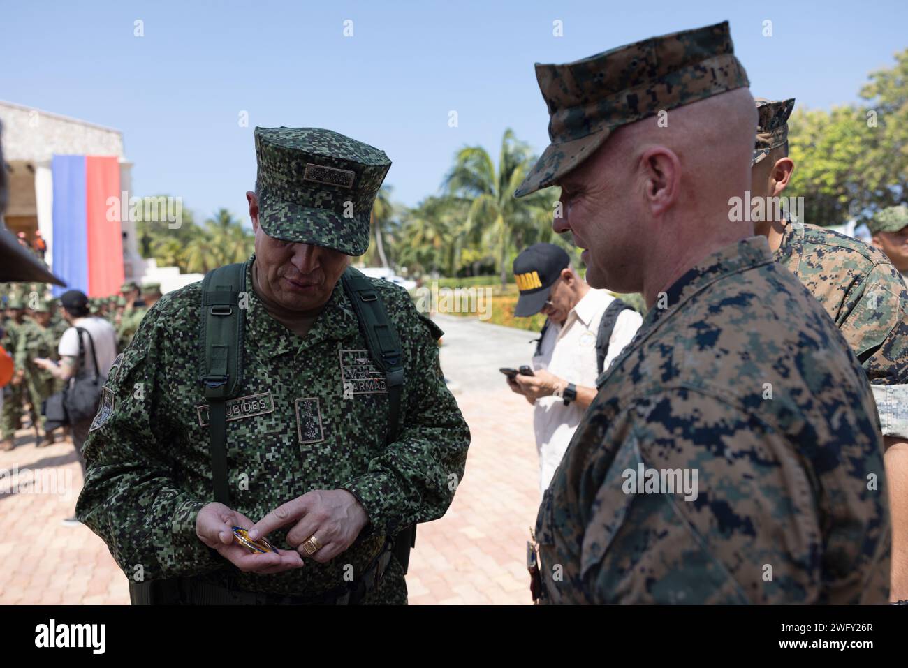 Almirante (Colombian Navy Admiral) Francisco Hernando Cubides Granados ...
