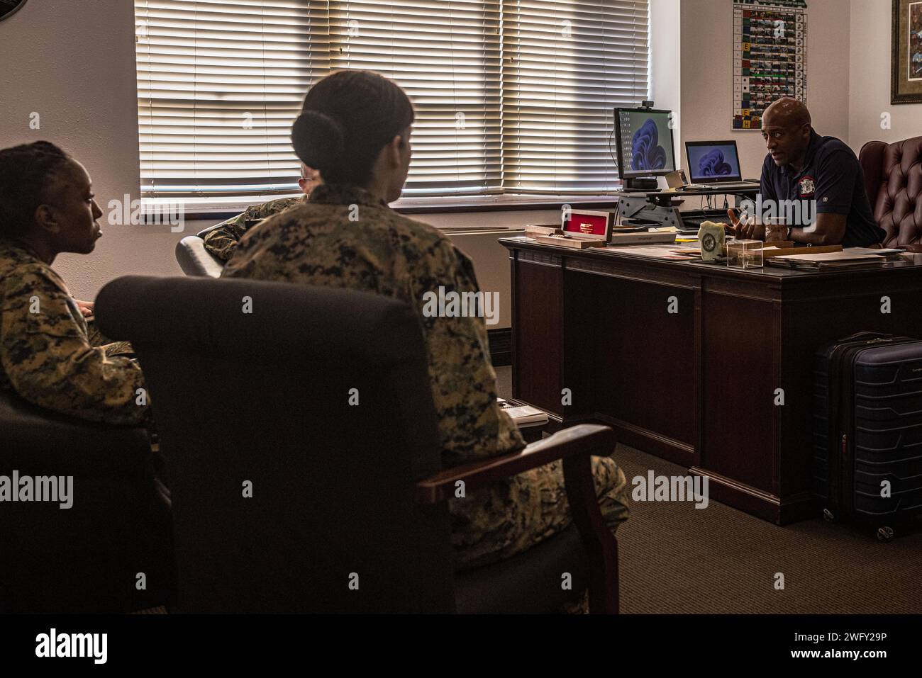 U.S. Marine Corps Brig. Gen. James A. Ryans II, commanding general ...