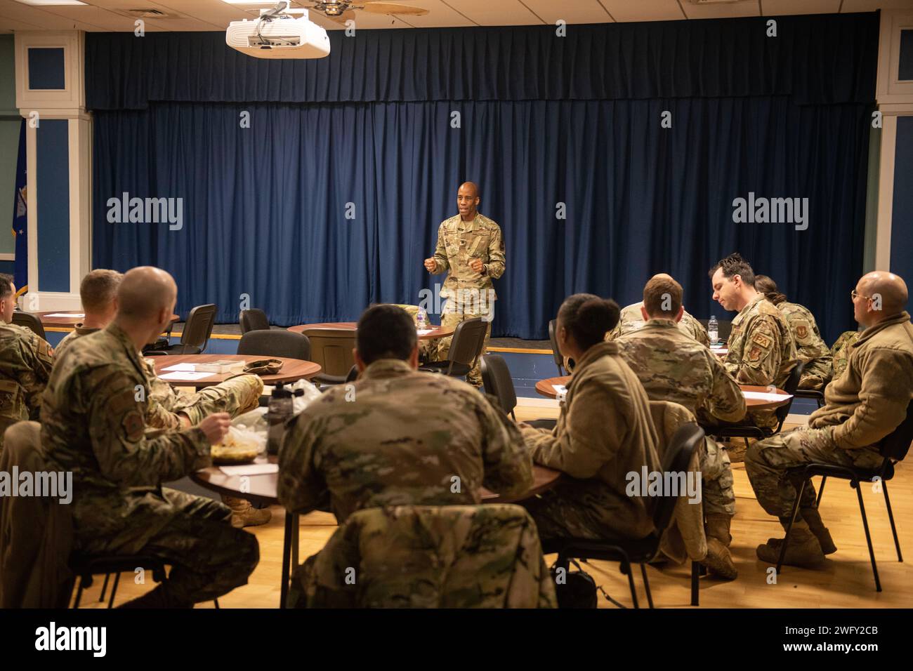 U.S. Air Force Lieutenant Colonel Calvin Daniels, 501st Combat Support ...