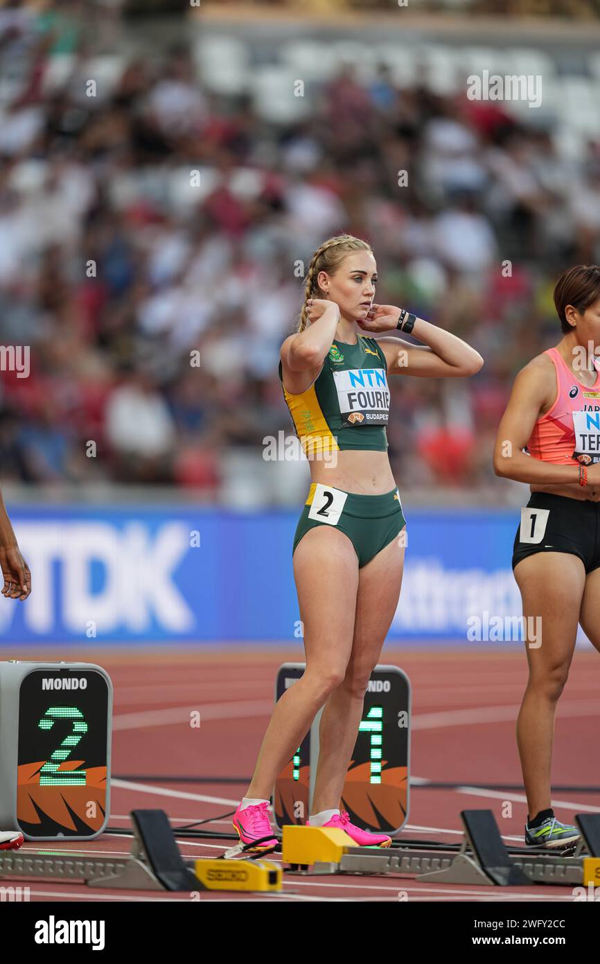 Marione FOURIE participating in the 100 meters hurdles at the World ...
