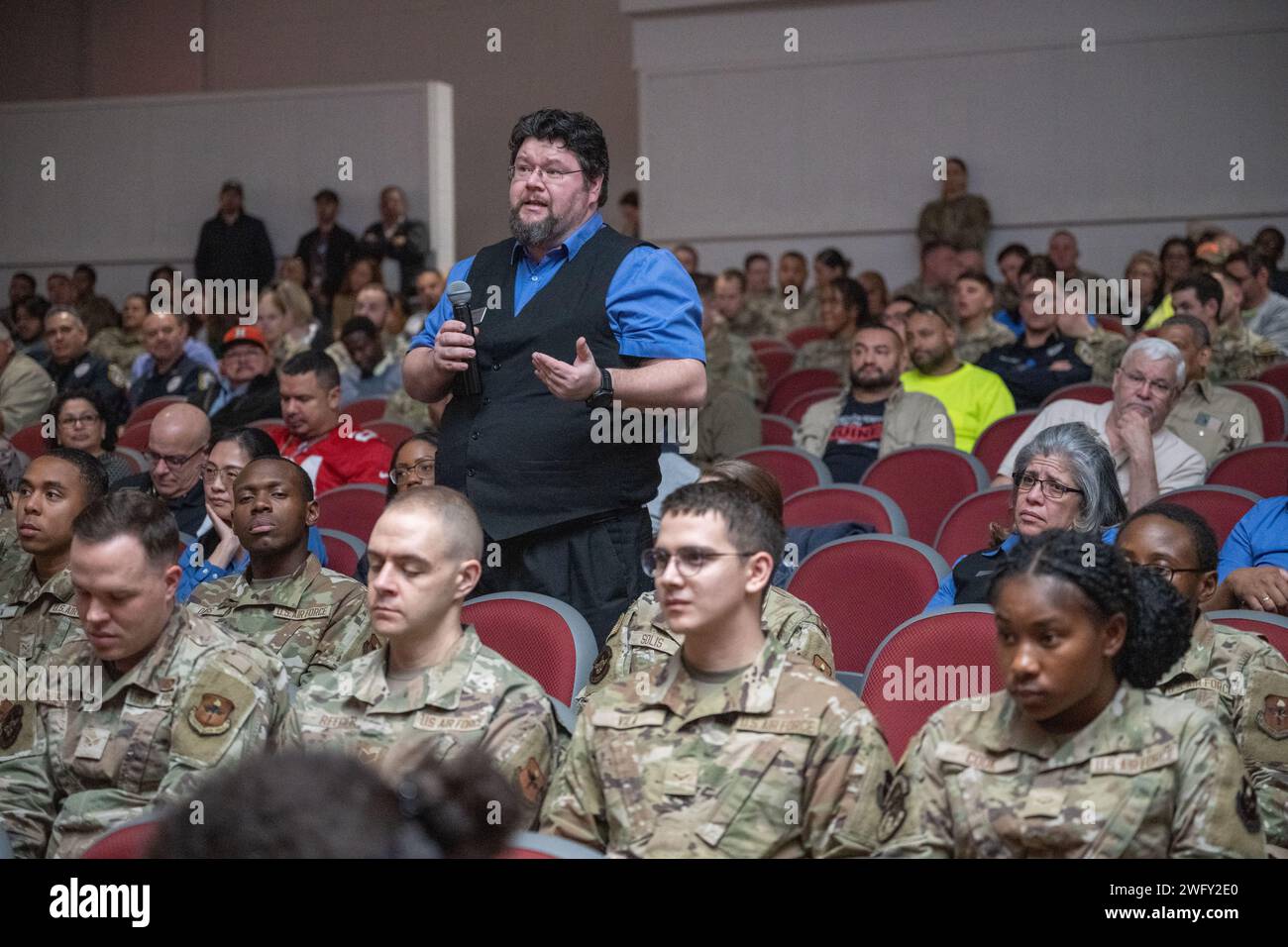 U.S. Air Force Civilian Mr. Nicholas Robley, Joint Base San Antonio ...