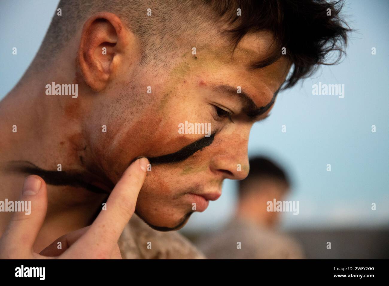 U.S. Marine Corps Lance Cpl. Samuel Estridge, a combat graphics ...