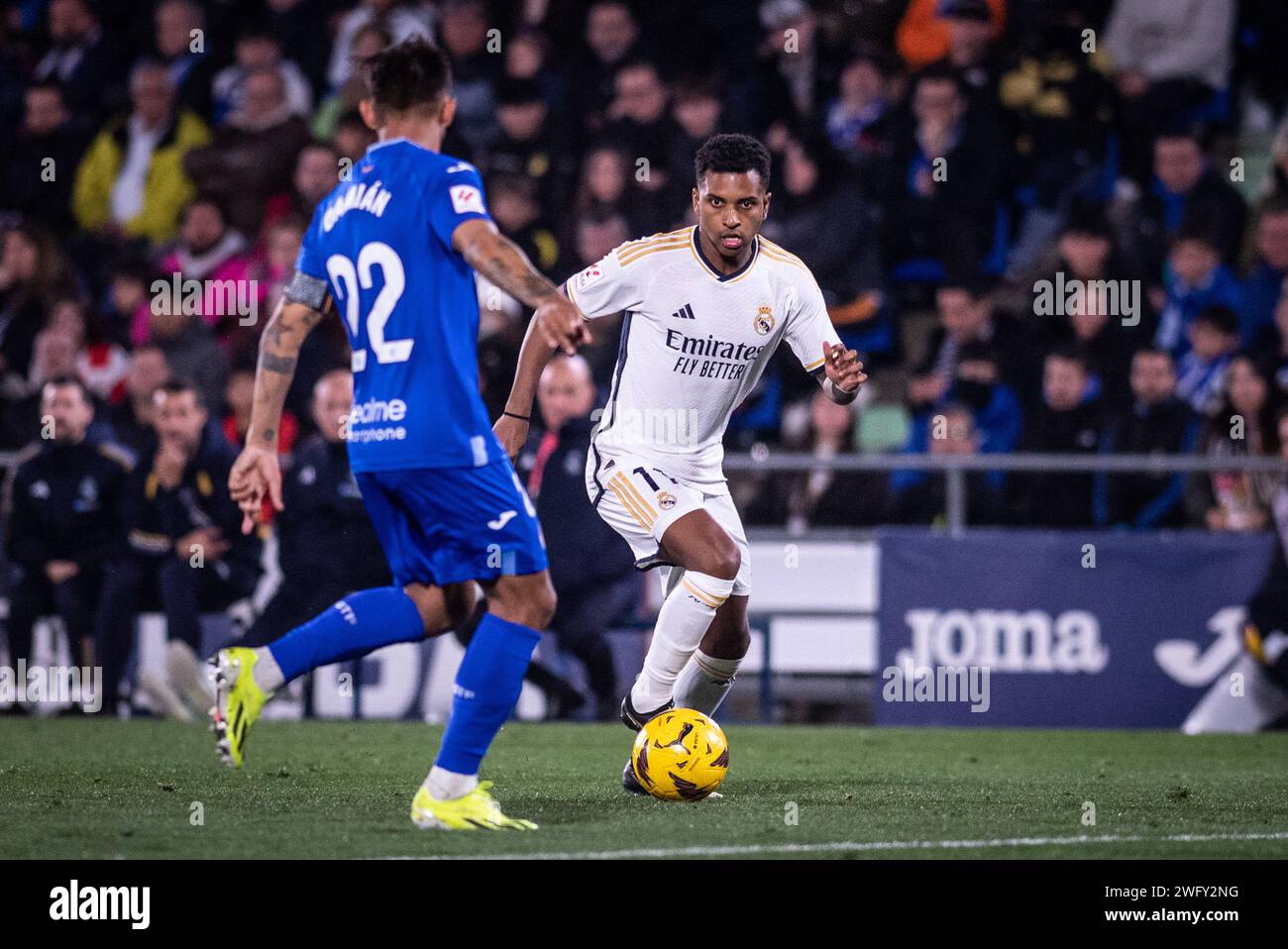 1st February 2024; Coliseum Alfonso Pérez, Getafe, Spain, Spanish La ...