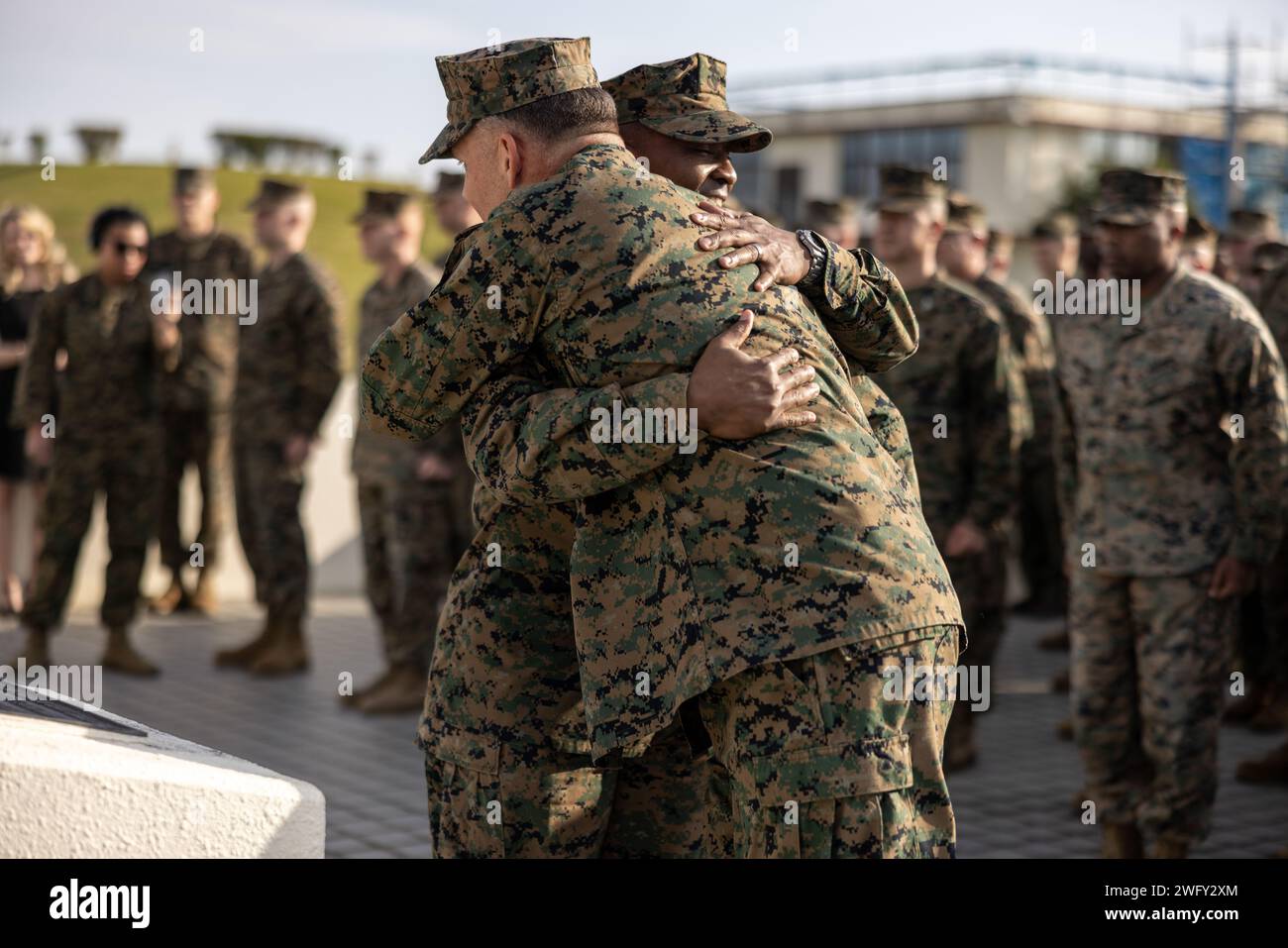 U.S. Marine Corps Col. Kelvin Gallman, the 1st Marine Aircraft Wing ...