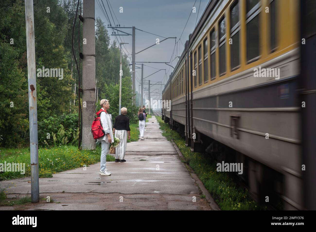 Garciems train station hi-res stock photography and images - Alamy