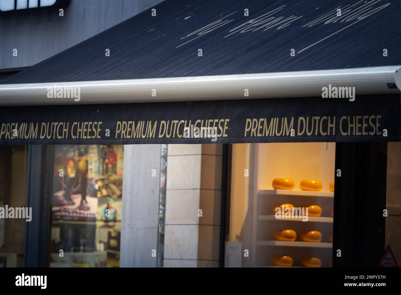 Picture of a cheese shop specializing in premium Dutch products. The ...