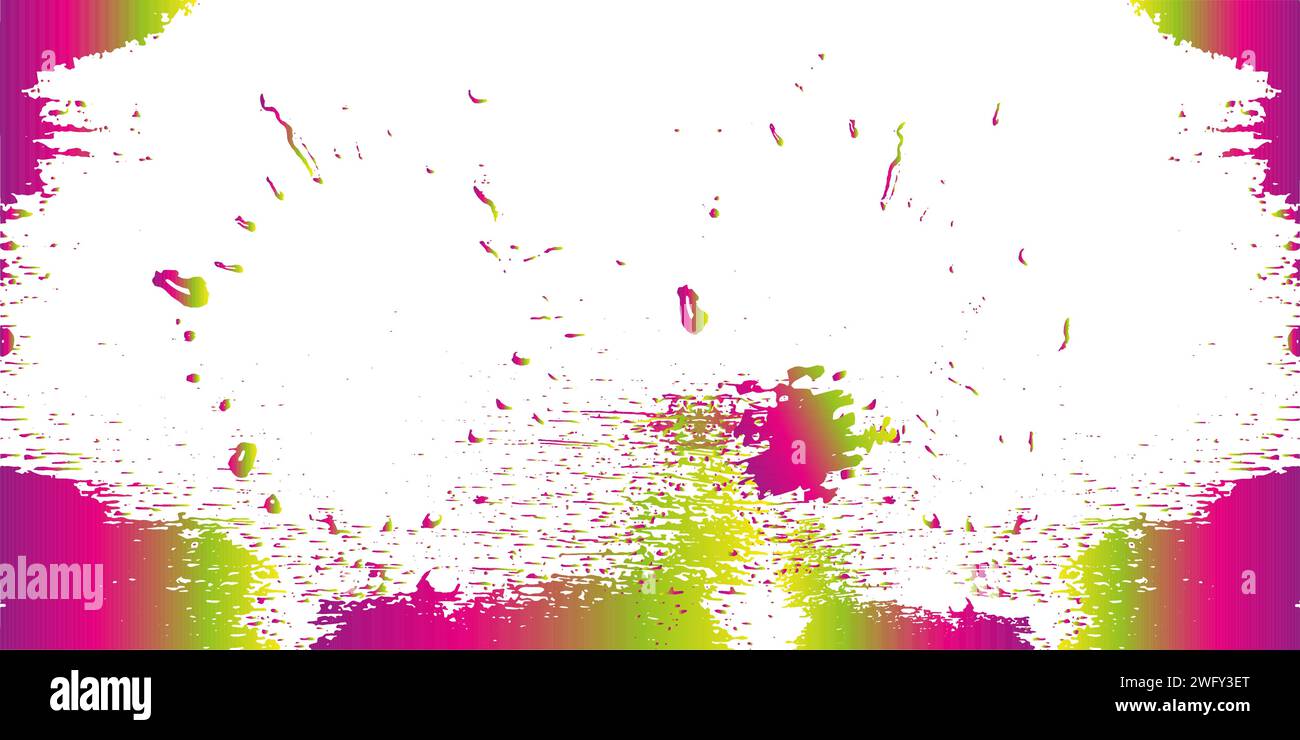 Holi festival happy India carnival of colors. Frame made paint splashes ...
