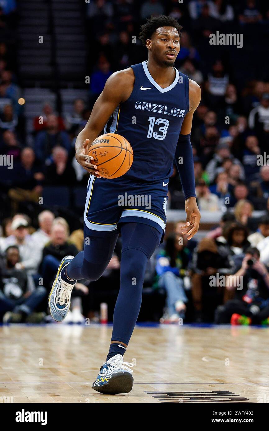 Memphis Grizzlies forward Jaren Jackson Jr. (13) dribbles during the ...