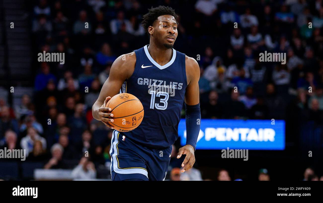 Memphis Grizzlies forward Jaren Jackson Jr. (13) dribbles during the ...