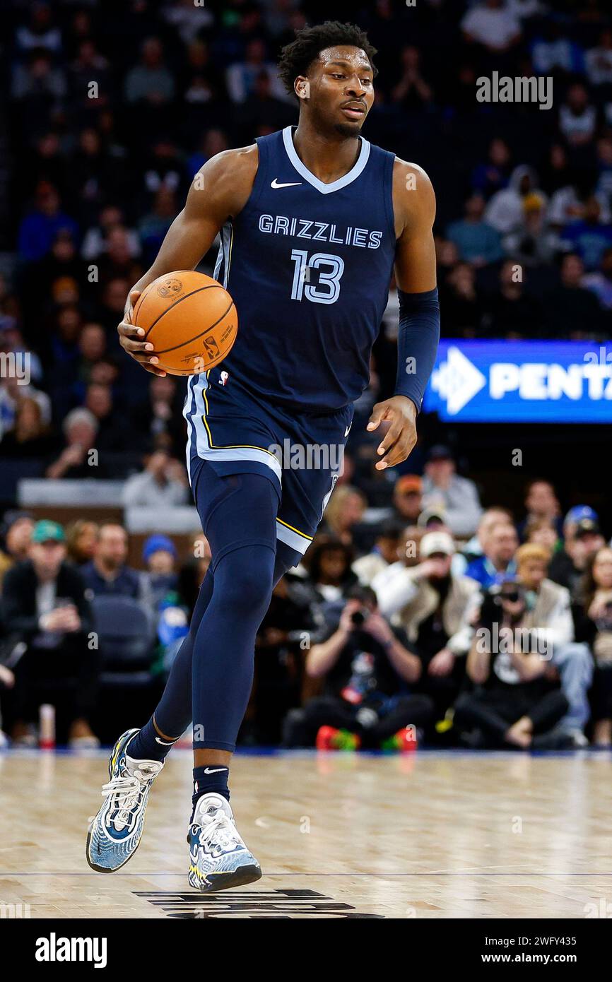 Memphis Grizzlies forward Jaren Jackson Jr. (13) dribbles during the ...