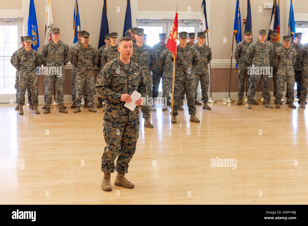 U.S Marine Corps Lt. Col. Charles Anklam, the outgoing commander of 3rd ...