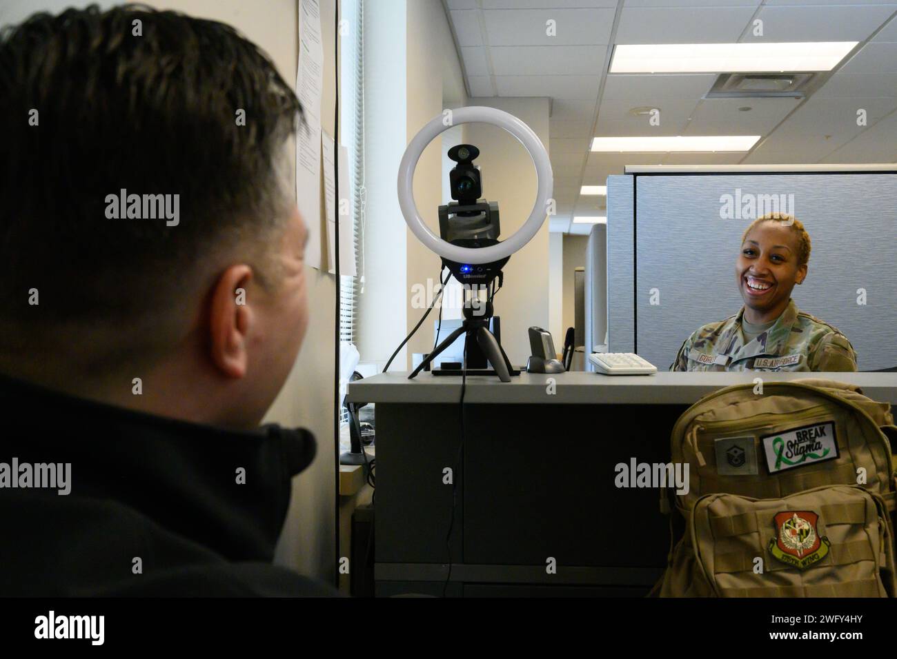 U.S. Air Force Senior Airman Rose Gurley, a personnel specialist ...