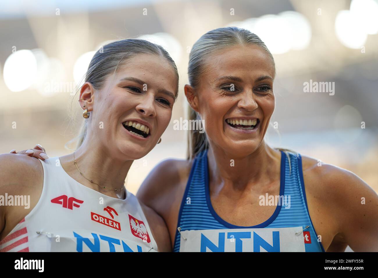 Lotta HARALA participating in the 100 meters hurdles at the World ...
