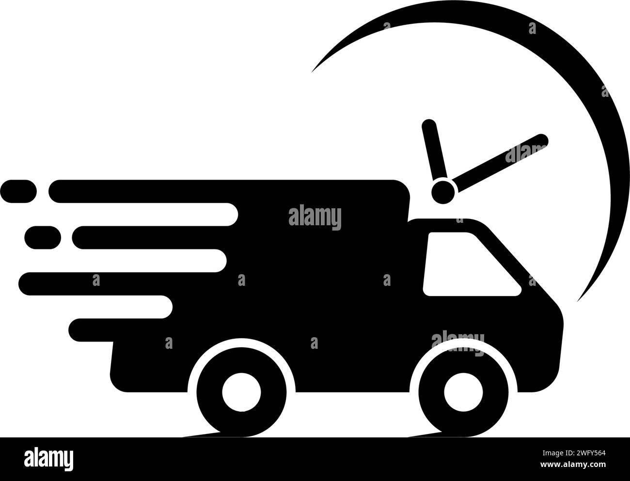 Fast shipping delivery truck flat vector icon Stock Vector Image & Art ... Fast shipping delivery truck flat vector icon Stock Vector Image & Art ...