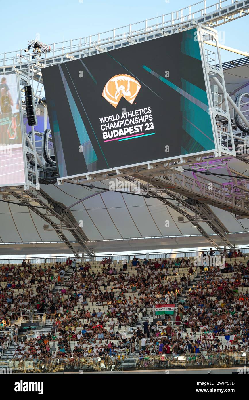 World athletics championships in budapest 2023 hi-res stock photography ...