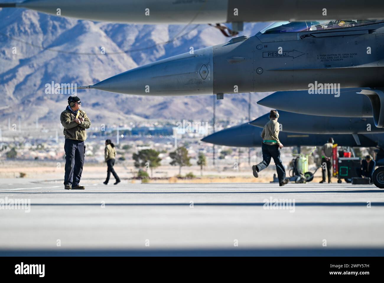U.S. Air Force Airmen assigned to the 79th Fighter Generation Squadron ...
