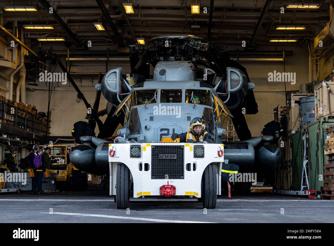 Aviation Boatswain's Mate (Handling) 3rd Class Qwashewn Mayes, a native ...