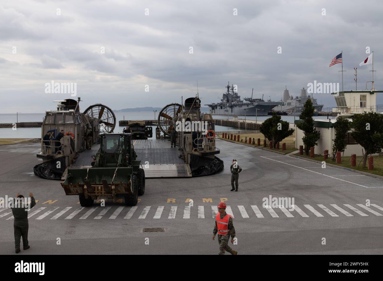 U.S. Marines with the 31st Marine Expeditionary Unit coordinate with U ...