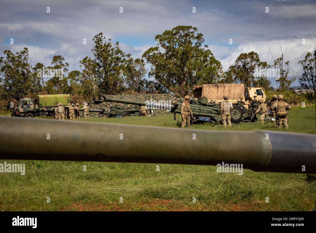 487th field artillery hi-res stock photography and images - Alamy